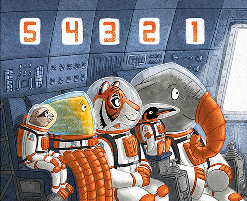 "5,4,3,2,1" Archival print by James Foley from Stellarphant – Flight by ...